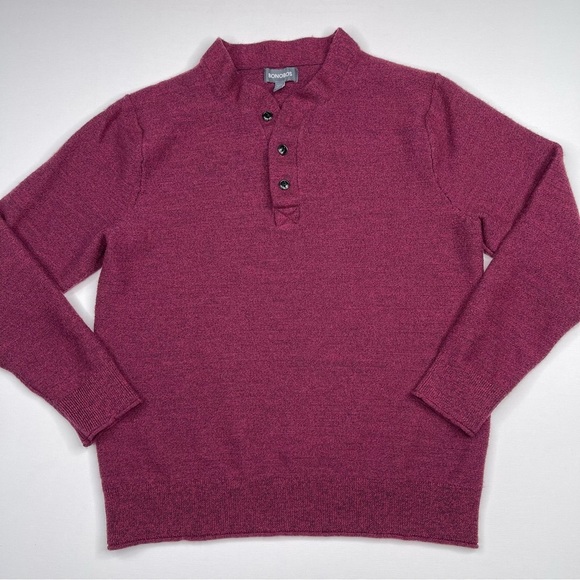 Bonobos | Sweaters | Bonobos Sweater Henley Extra Fine Merino Wool ...